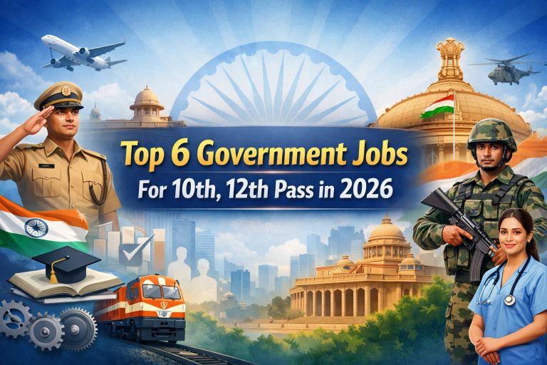 Top 6 Government Jobs for 10th & 12th Pass in 2026